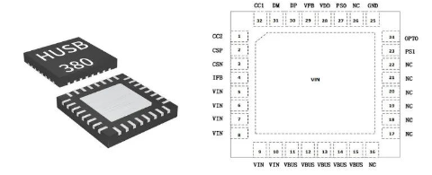 慧能泰半导体官网-慧能泰全新超高集成度USB PD协议芯片HUSB380，内置低阻抗N-MOS